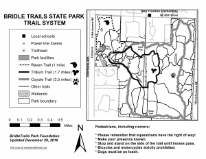 Bridle Trails Trail Map BW_001 - Julia Krill Live in Bridle Trails